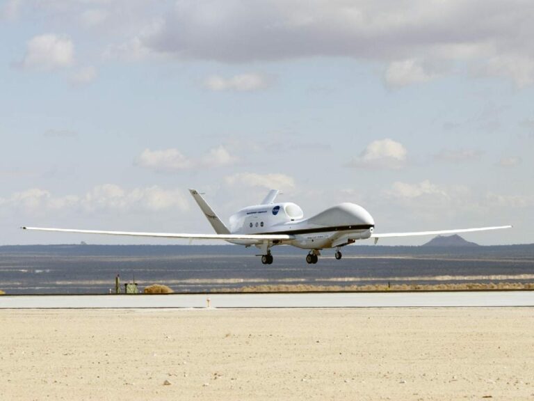 Northrop Grumman-Built NASA Global Hawk UAV Collecting Climate Change ...
