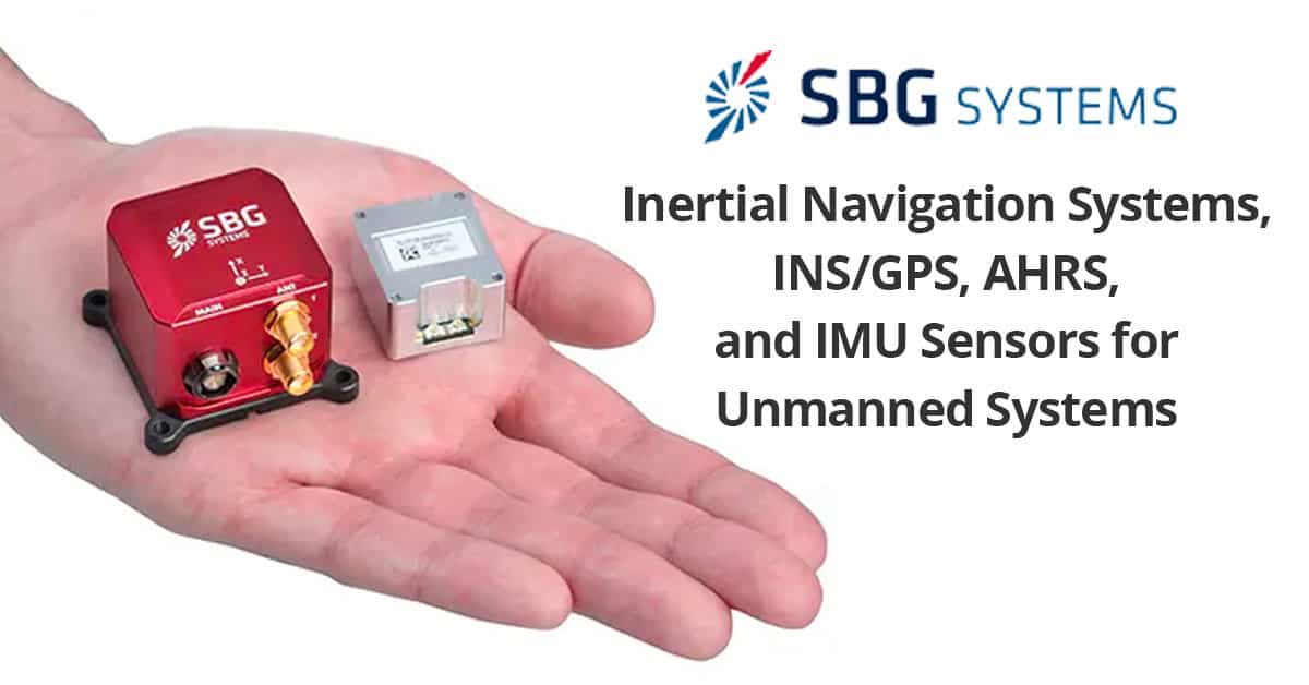 INS-GPS, AHRS, IMU Inertial Sensors for Contol & Navigation | SBG Systems