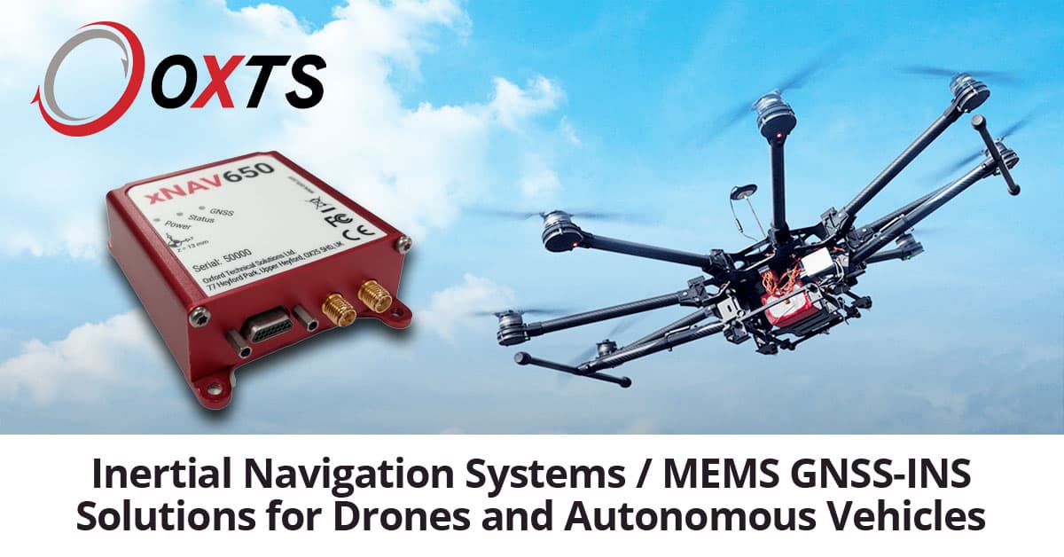 GNSS INS, MEMS INS, OEM INS for Drones, UAVs, Autonomous Vehicles