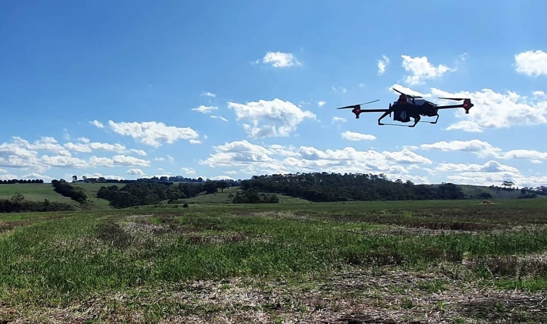 Post-Wildfire Reseeding Performed with Drones | UST