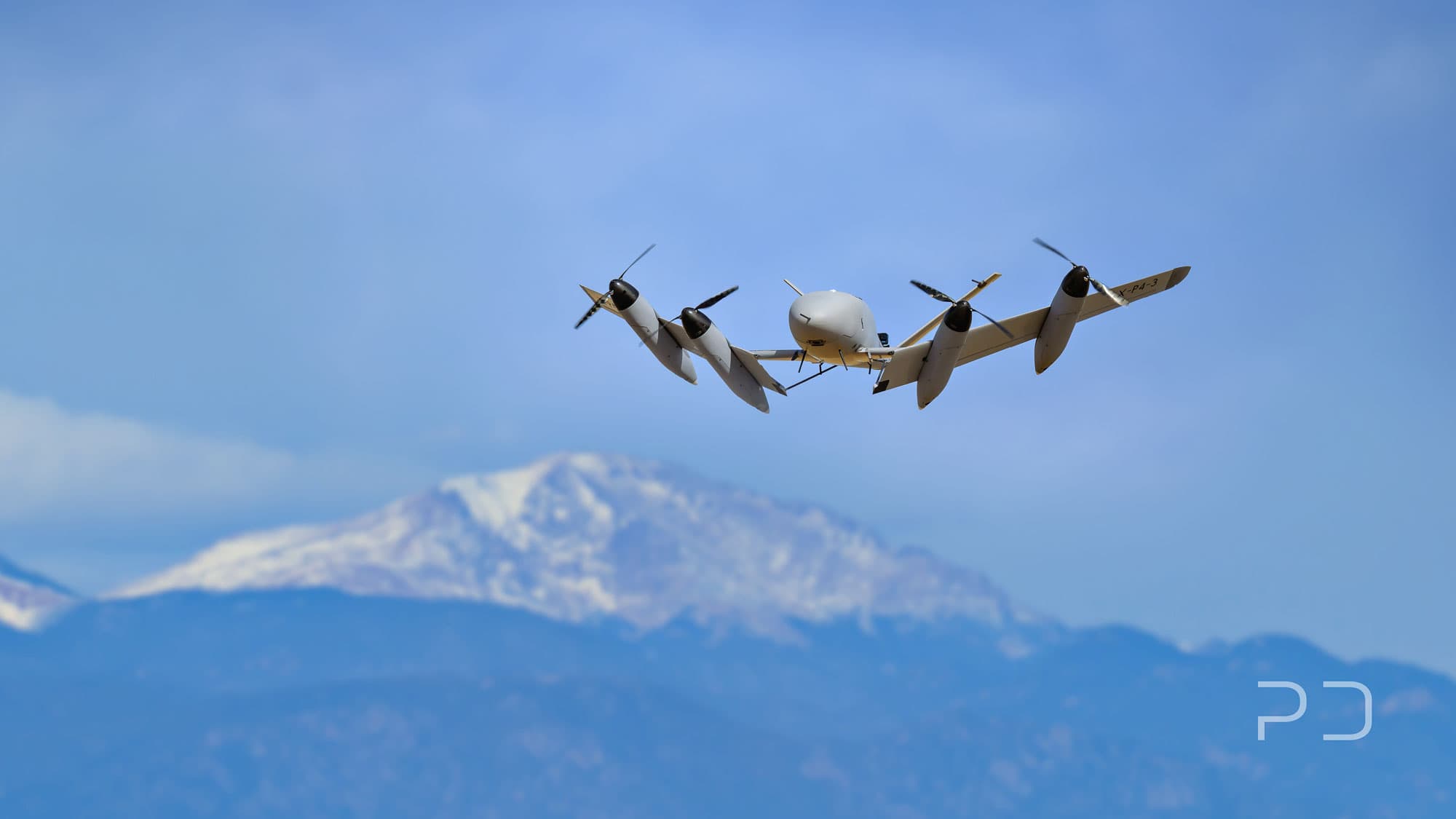 Hybrid VTOL Fixed-Wing Drone/UAV