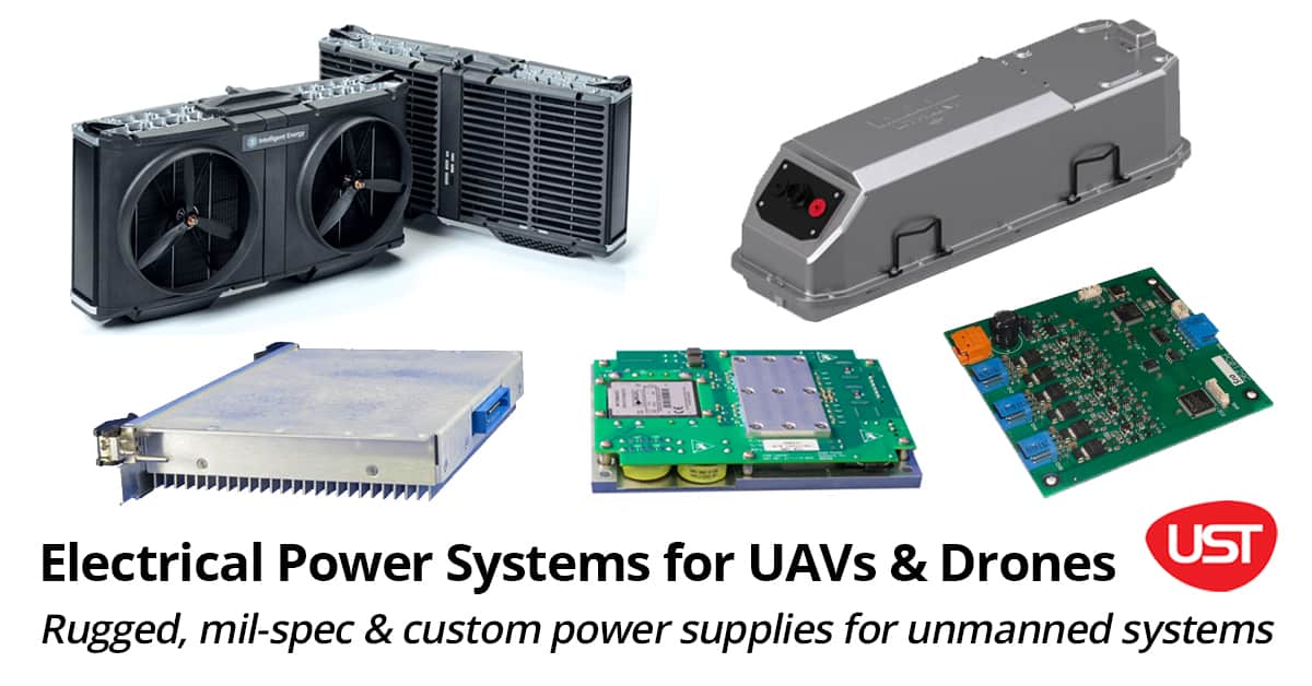 What powers a drone store