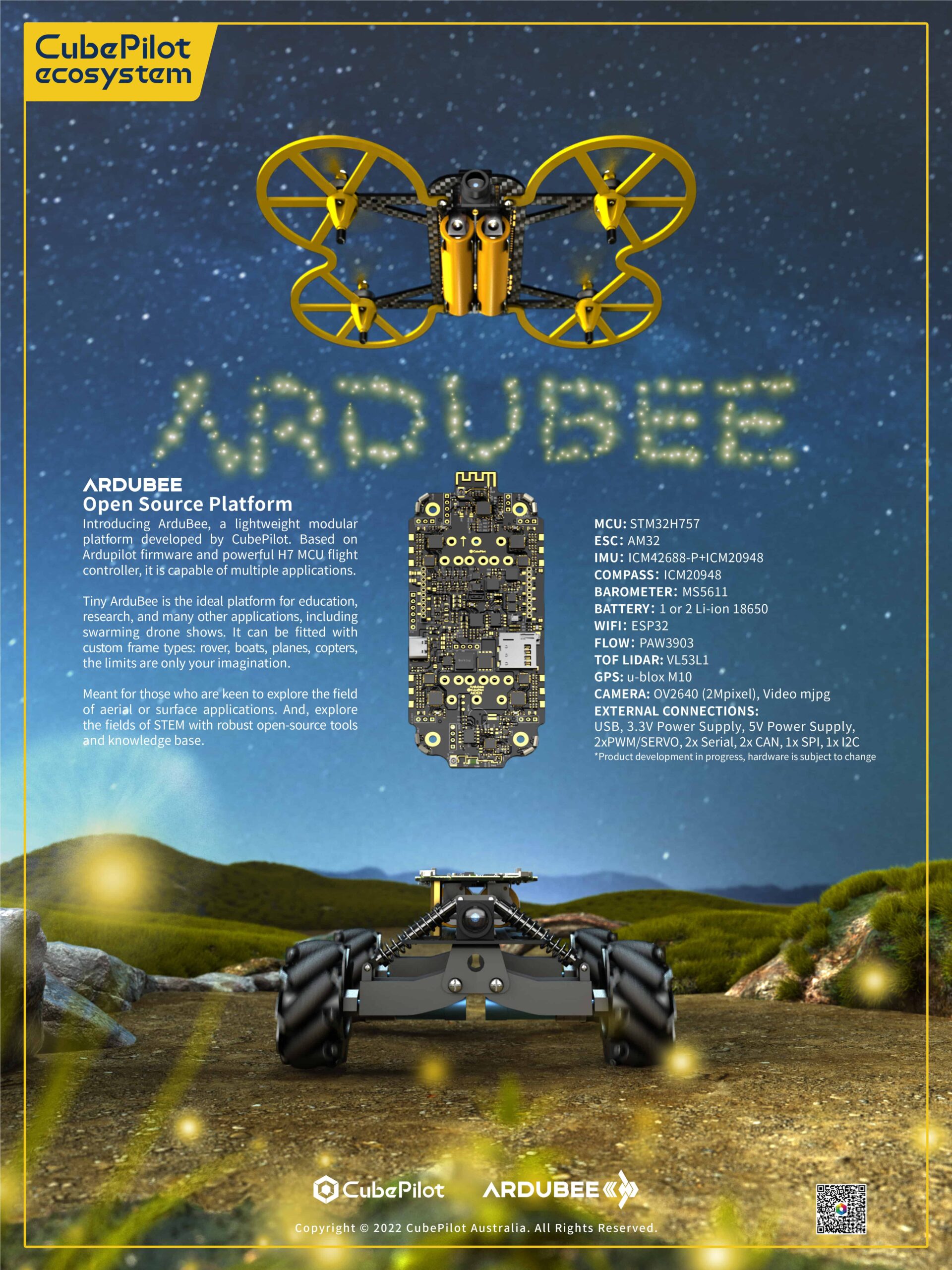 ArduPilot-Based Miniature Open Source Drone Platform Unveiled | UST