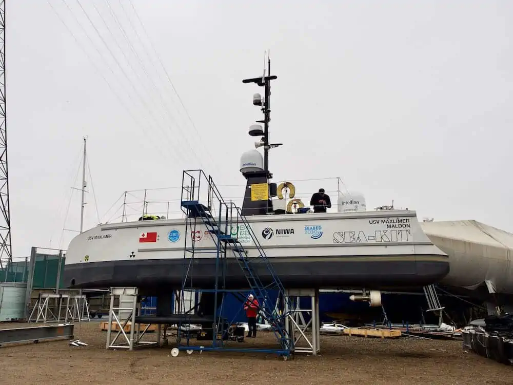 SEA-KIT Maxlimer USV to Map Aftermath of Tonga Volcanic Eruption | UST