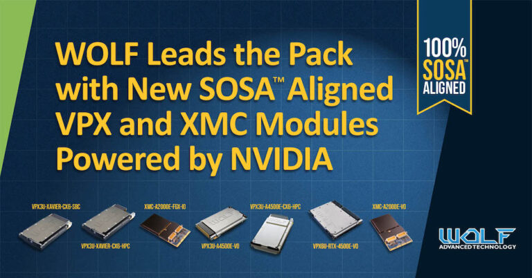 WOLF Announces SOSA™ Aligned VPX and XMC Modules | UST
