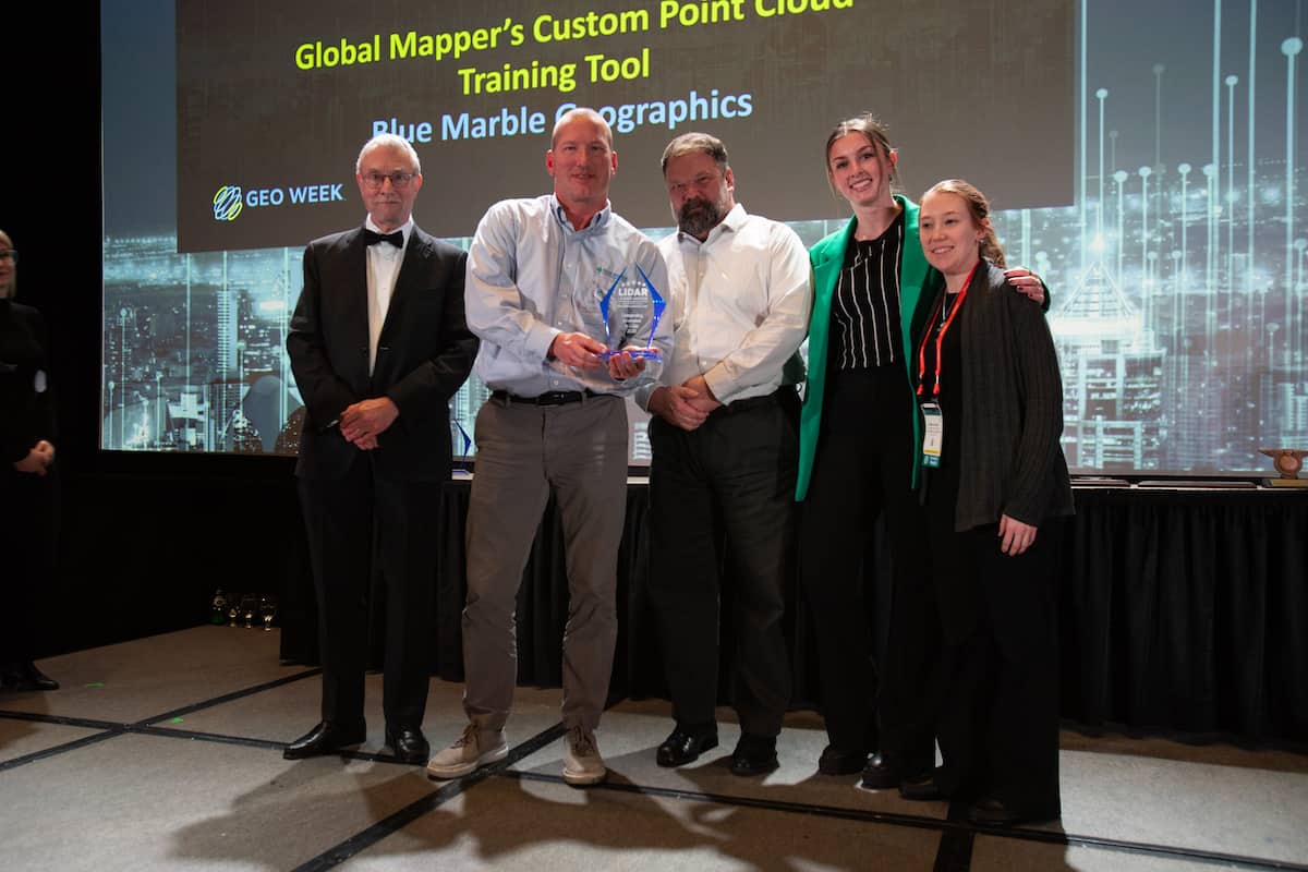 Blue Marble Geographics Wins Outstanding Innovation in Lidar Award | UST