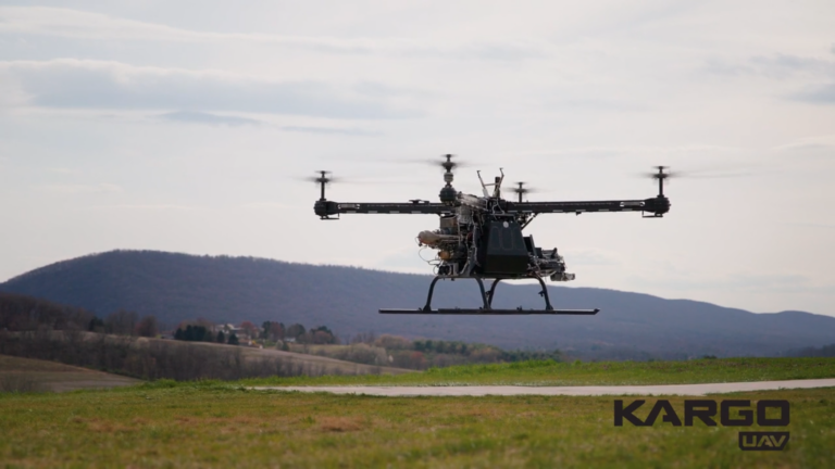 First Flight of Autonomous Expeditionary Resupply Drone | UST