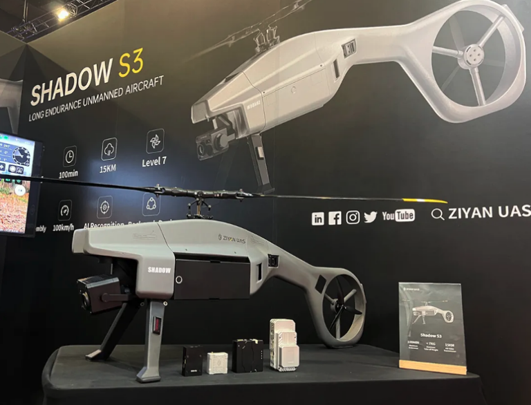 Ziyan's Shadow S3 UAV Attracts International Attention at DSA2024 | UST