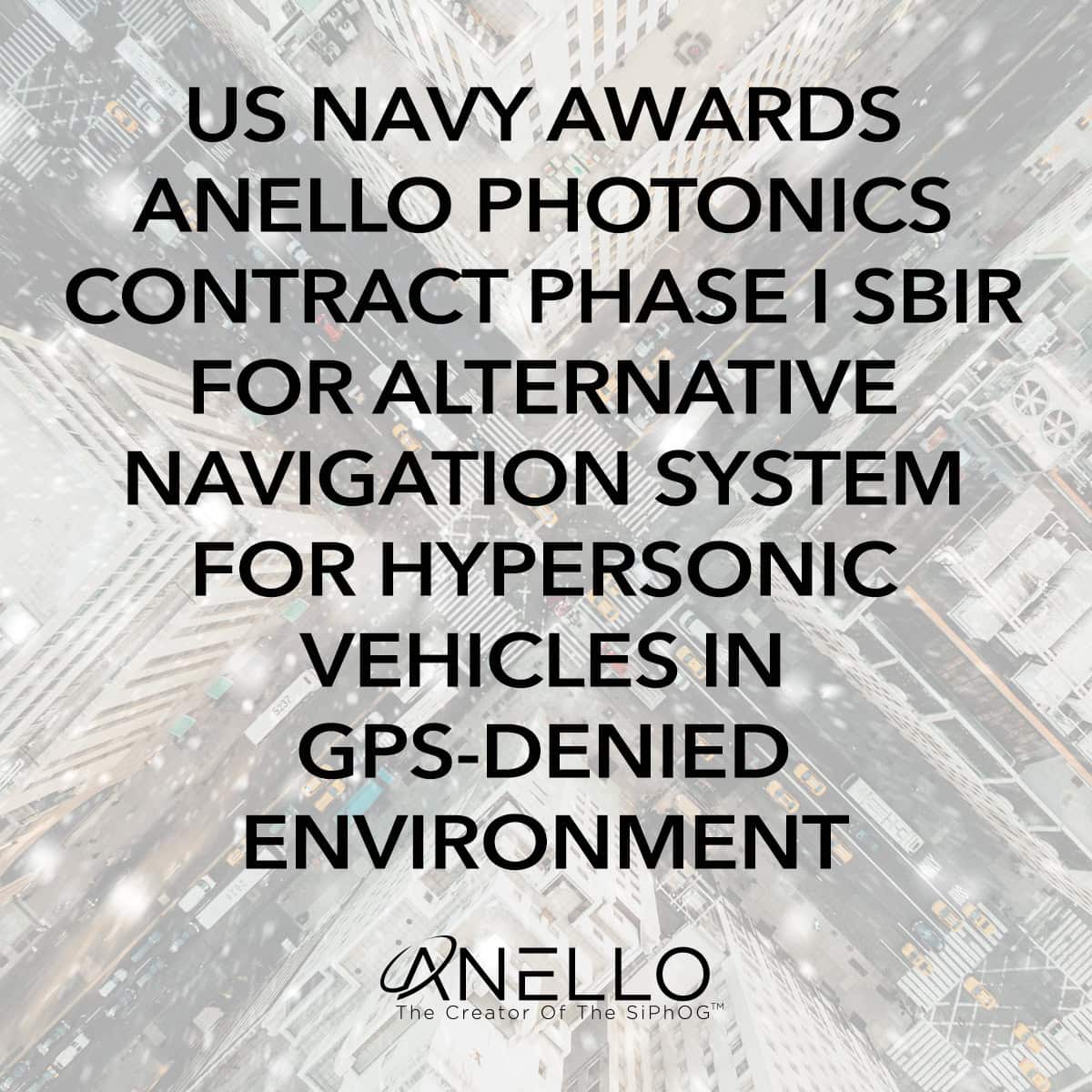 ANELLO to Demonstrate Navigation Solutions for U.S. Navy | UST