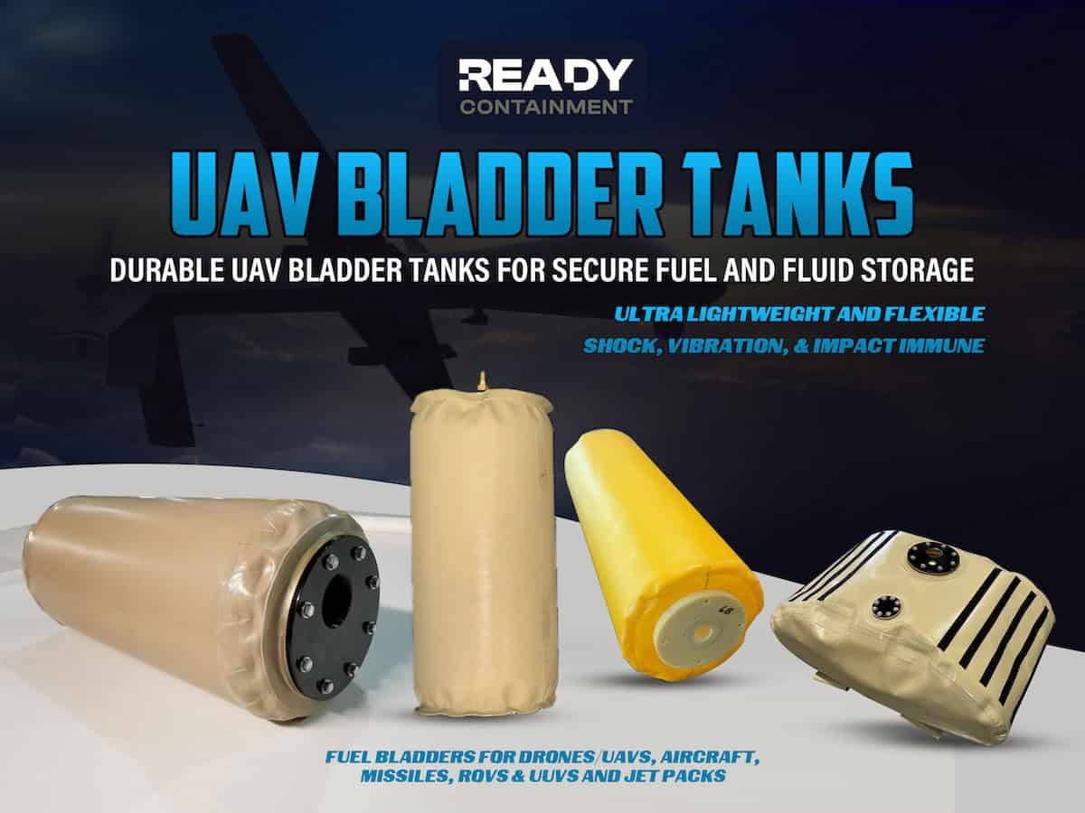 Lightweight & Flexible Bladder Tanks for Unmanned Vehicles