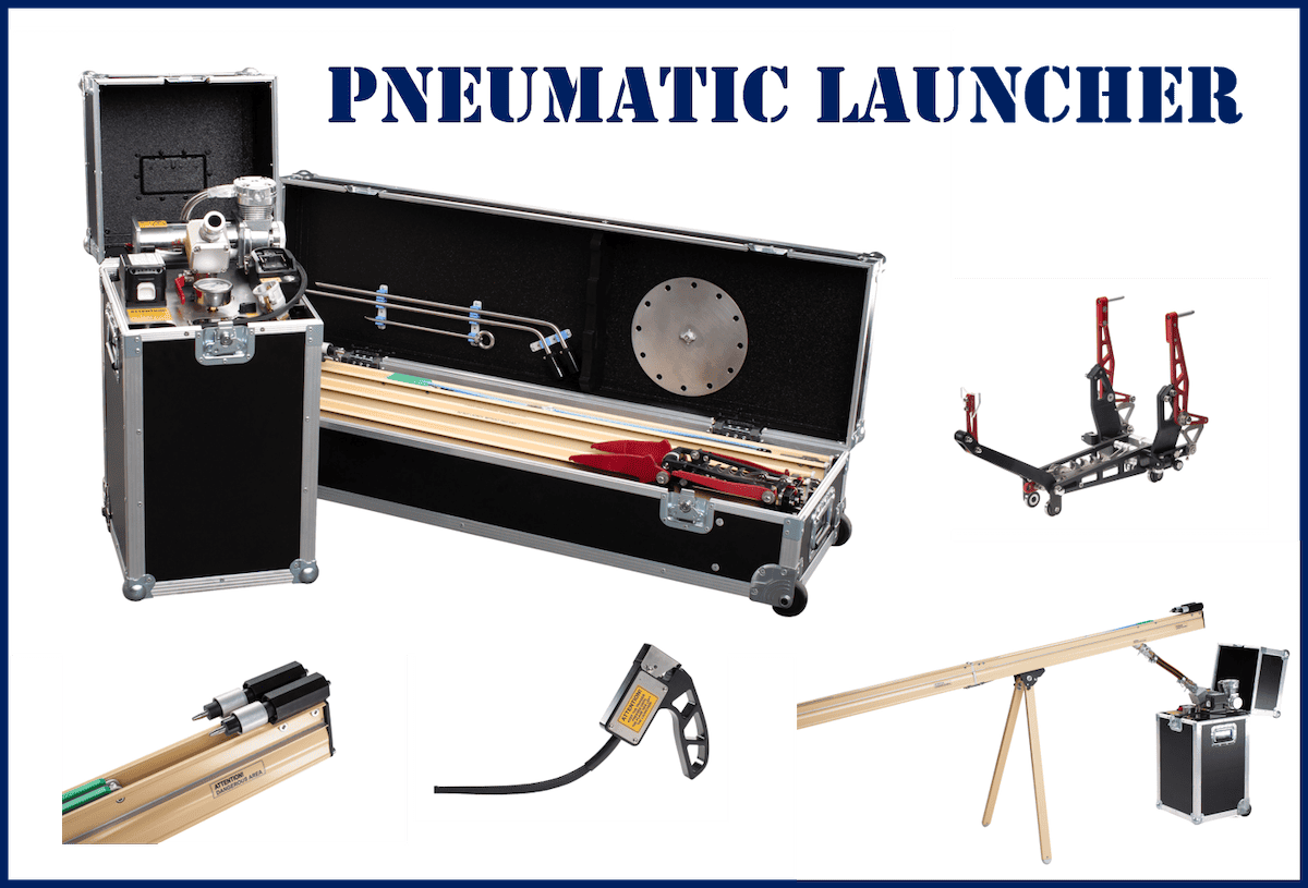 UAV Launcher & Parachute Release System | Pneumatic drone catapult ...