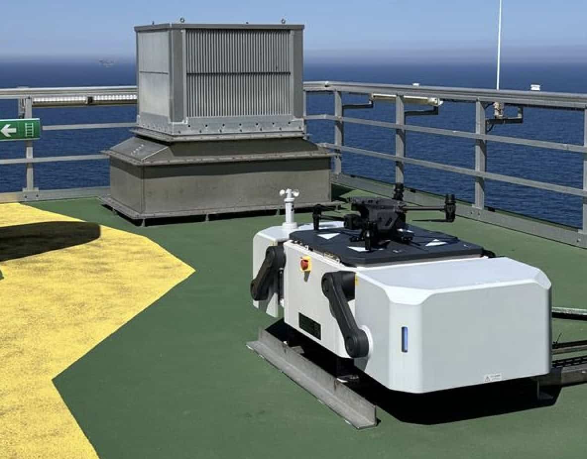 Remote Drone Inspections Begin on North Sea Oil Platform | UST