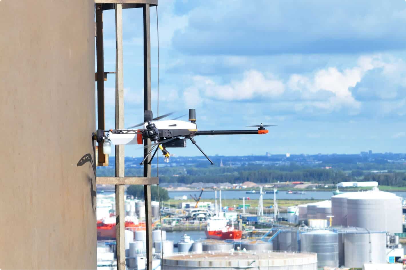 Voliro’s UAS Utilized for Efficient & Precise High-Temperature Chimney ...