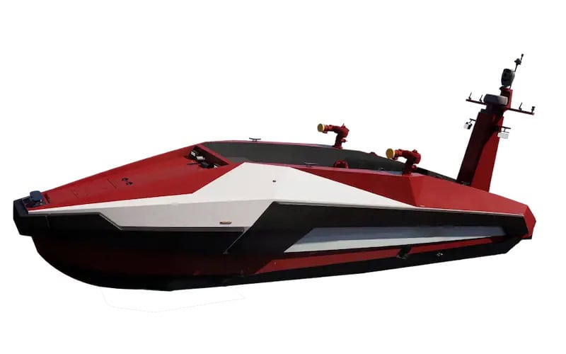 Fire Conqueror | Autonomous firefighting USV for marine emergency response