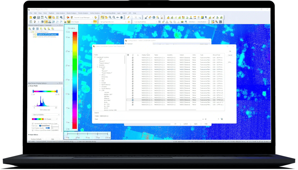 Blue Marble Releases Global Mapper 27 Integrating GeoCalc & LiDAR ...